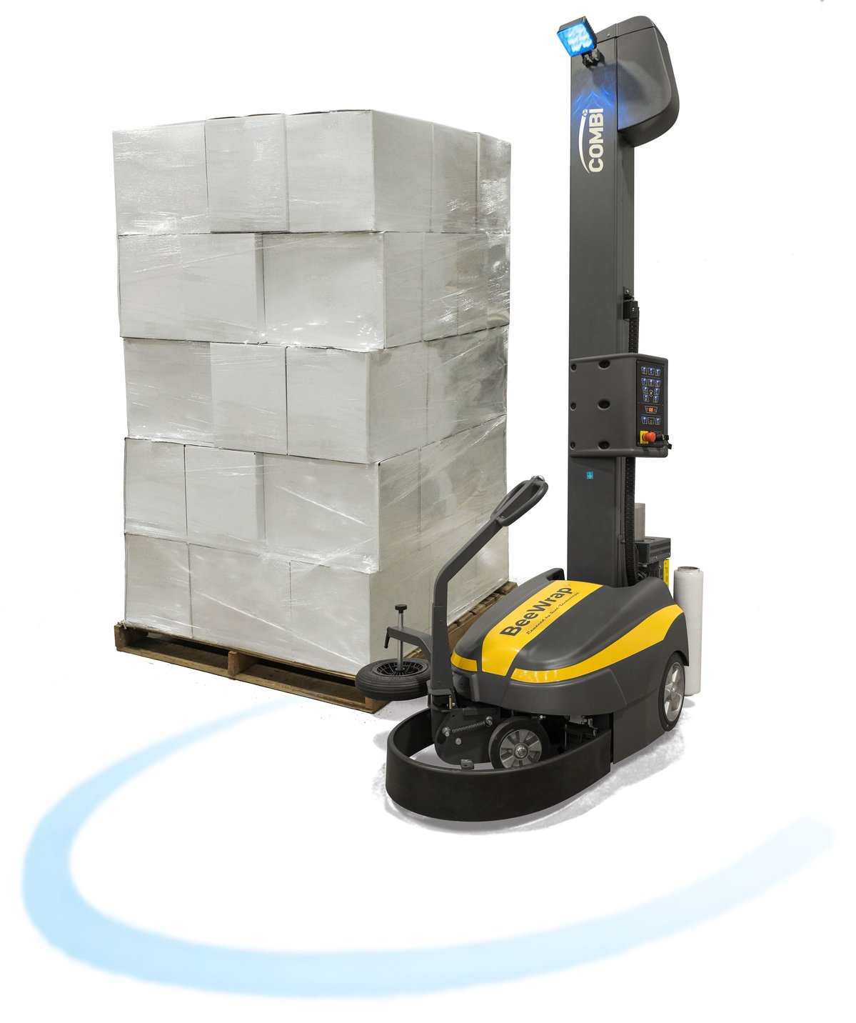 BeeWrap+ | Robotic Stretch Wrapper Semi Automatic | Combi Packaging Systems