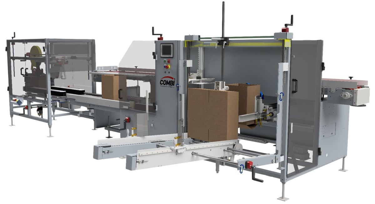 Case Packer Semi-Automatic | Case Packing Systems | Combi Packaging ...