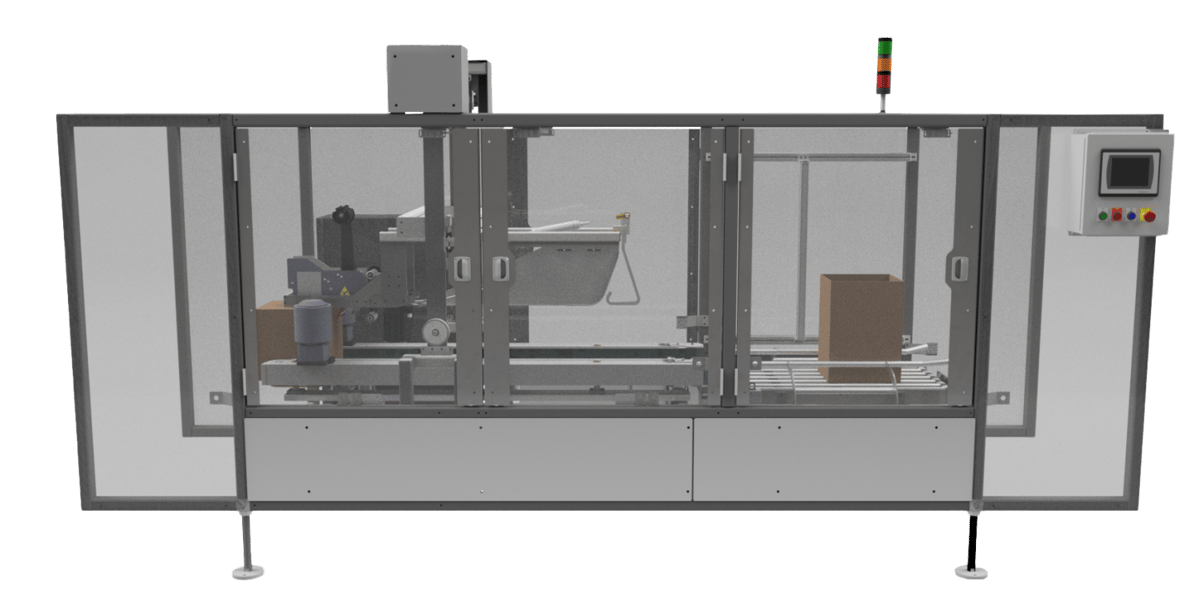 Random Case Sealer Machine | TBS 100 FCXL | Combi Packaging Systems