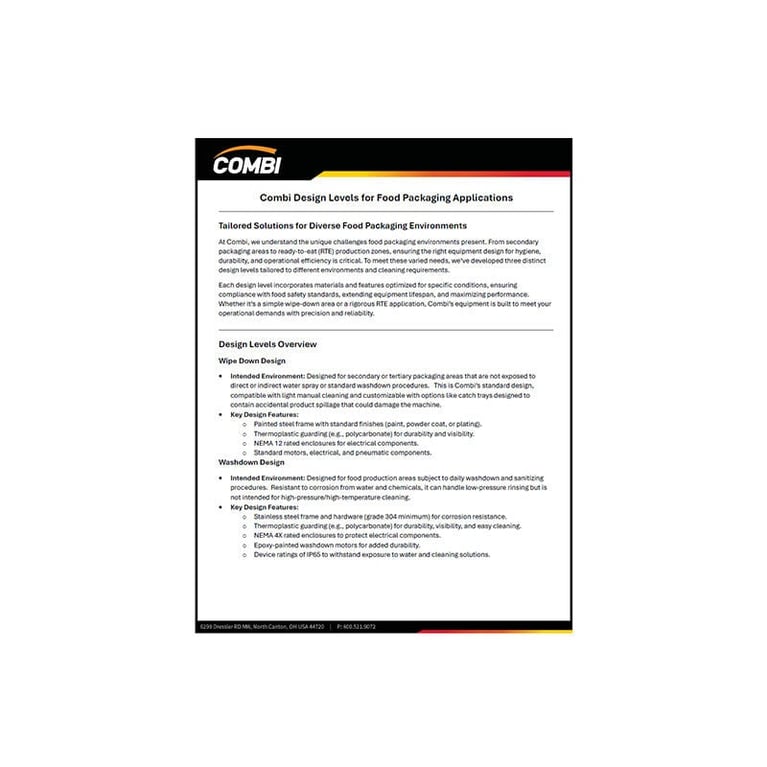 Document Library | Combi Packaging Systems