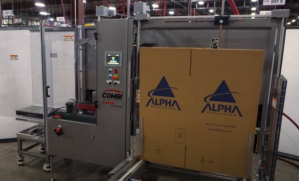 2-EZ® XL | Large Box Case Erector | Combi Packaging Systems